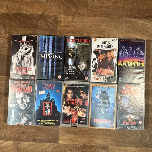 VHS LOT 10X Horror Thriller Scary Movie Bundle Video Tapes Used £29.99 - PicClick UK