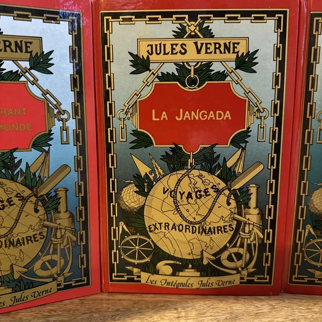 JULES VERNE 6 Tomes Collection HETZEL Et Édition Bellerive 1979 Et 1995 ...