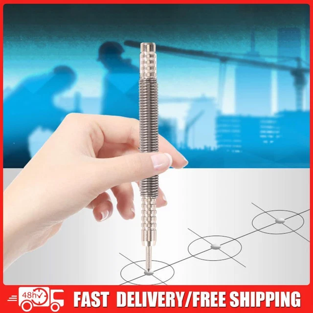 CENTER PIN PUNCH Spring Loaded Marking Starting Holes Tool Marker ...