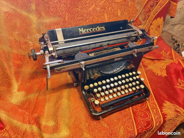 MACHINE À ÉCRIRE De COLLECTION MERCEDES 1930 TYPEWRITER EUR 380,00 ...