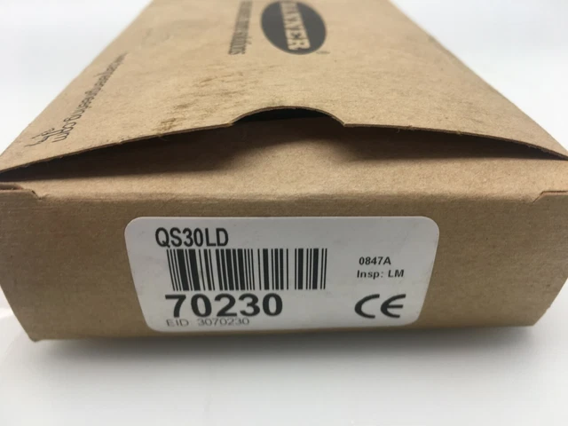 BANNER OPTICAL SENSOR QS30LD Diffuse-Mode Laser Sensor 10-30 V Dc Long ...