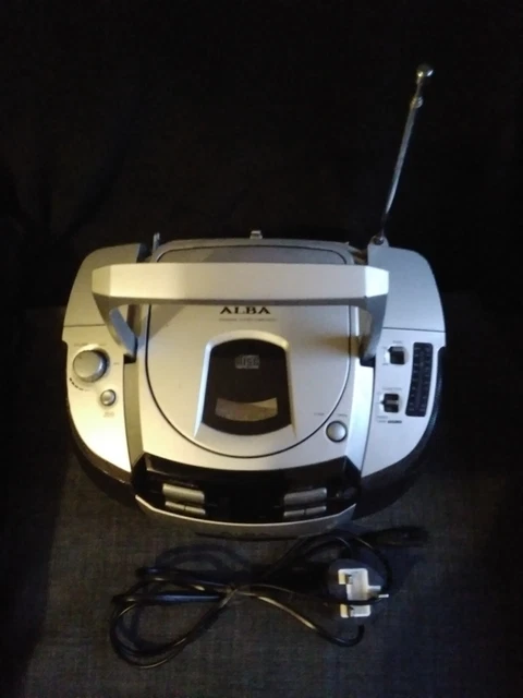 ALBA STEREO RADIO Cassette Recorder with CD Player. Working except ...