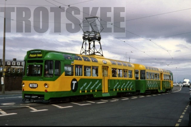 35MM SLIDE BLACKPOOL Transport Single Decker Tram Strassenbahn 671 2003 Original £4.99 - PicClick UK
