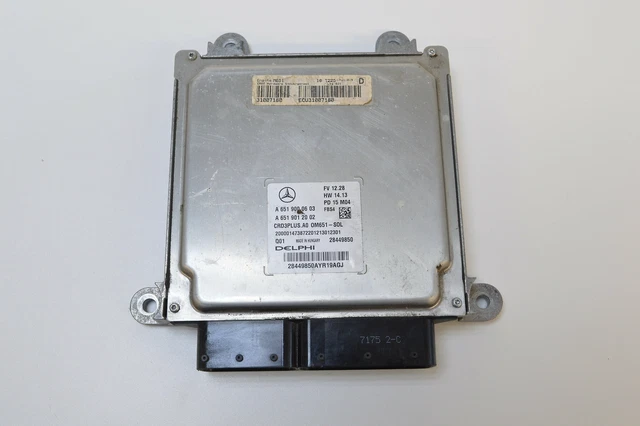 MERCEDES W205 C250D 2015 RHD Engine ECU Control Unit 150kW A6519000603 ...