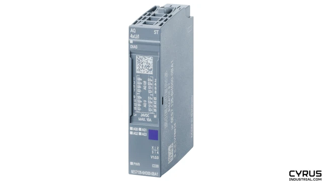 New Siemens 6es7135 6hd00 0ba1 Et 200sp Analog Output Module 6es7 135