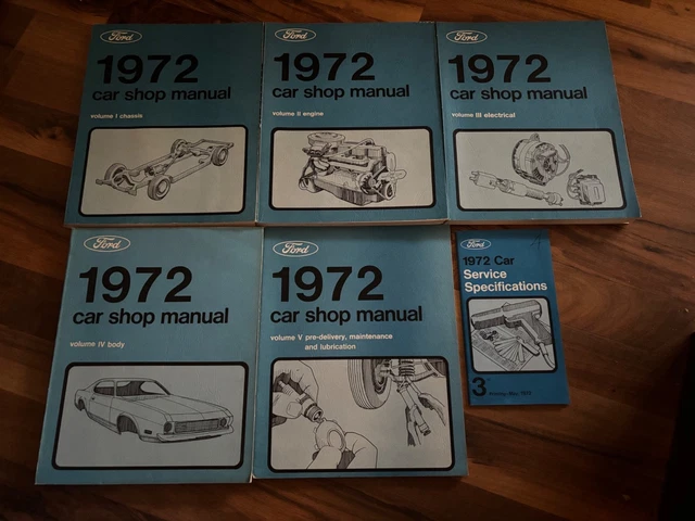 1972 FORD SERVICE Manual_MUSTANG MAVERICK TORINO GRAN SPORT RANCHERO ...