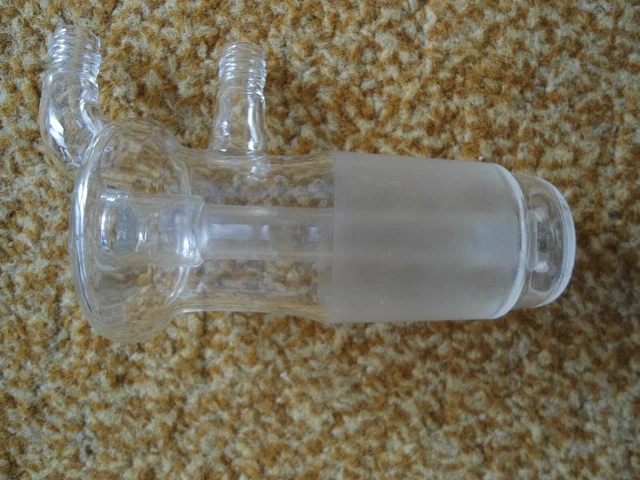 RÜHRHÜLSE NS45 FÜR KPG-Rührer mit Wasser-/Vakuumanschluss, Glas, Labor ...