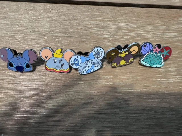 DISNEY PARKS 2024 Walt Disney World WDW Hidden Mickey Pin Set of 5 - Ear Hats £56.32 - PicClick UK