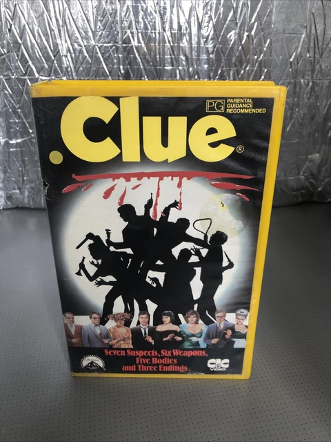 CIC VIDEO CLUE Vhs Video Big Box Ex Rental Vhs Video $40.00 - PicClick AU
