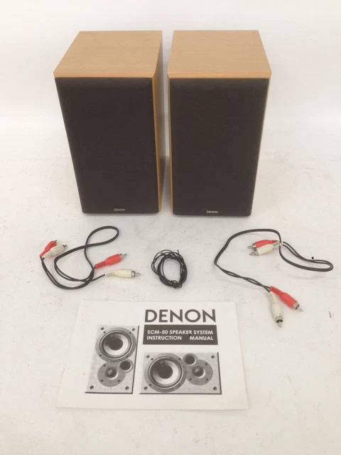 DENON SPEAKERS SC-M50 Bookshelf High Quality Audio System With ...