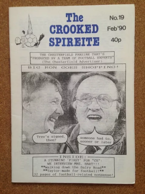 Fanzine Football Fans Magazine Chesterfield Crooked Spireite Tora
