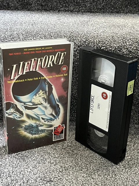 LIFEFORCE UK PAL VHS VIDEO 1989 Mathilda May Steve Railsback Tobe ...