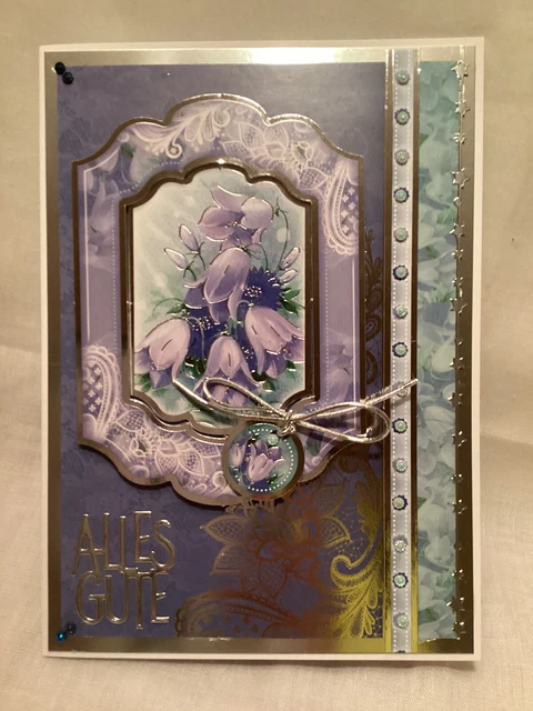 3D GRUSSKARTEN GLÜCKWUNSCH Karten Alles Gute Karte edle Handarbeit EUR 8,50 - PicClick DE