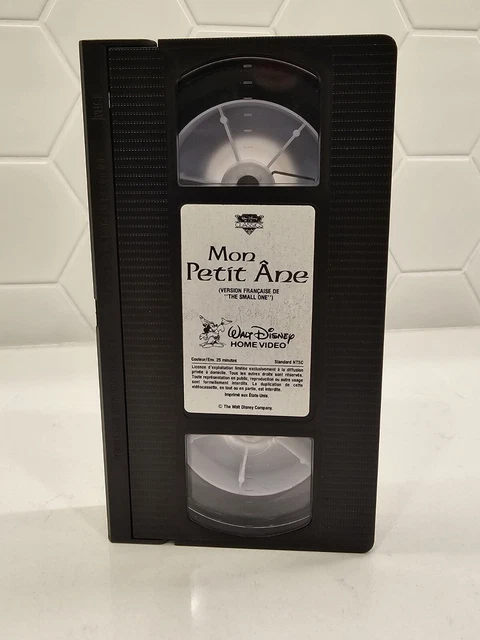 MON PETIT ÂNE The Small One VHS TAPE ** Walt Disney Classics FRENCH / L ...