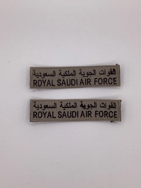 SAUDI ARABIAN ROYAL Saudi Airforce chest tags pair £10.00 - PicClick UK