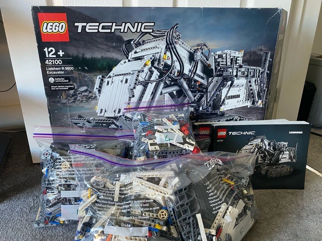 LEGO TECHNIC LIEBHERR 9800 Excavator 42100 + box and instructions ...