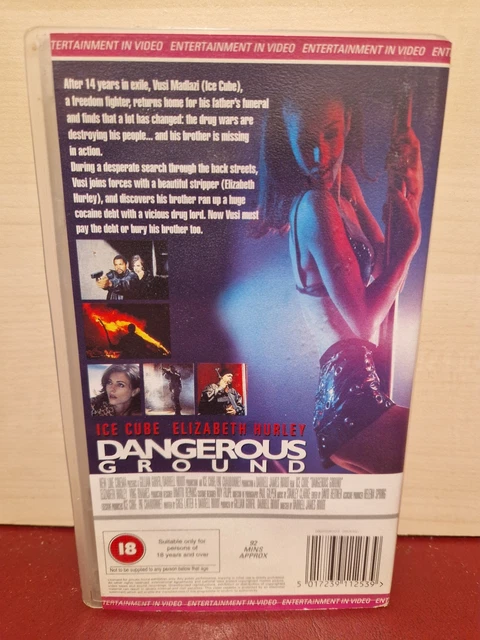 DANGEROUS GROUND - Ice Cube - Elizabeth Hurley - PAL VHS Video Tape ...
