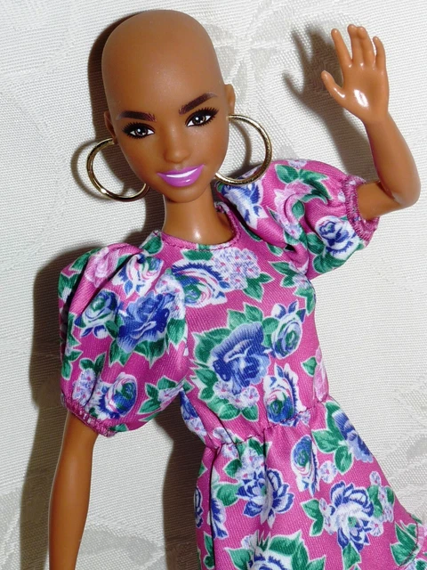 PRETTY BALD ALOPECIA Barbie Fashionistas No Hair Doll - #150 EUR 12,04 ...