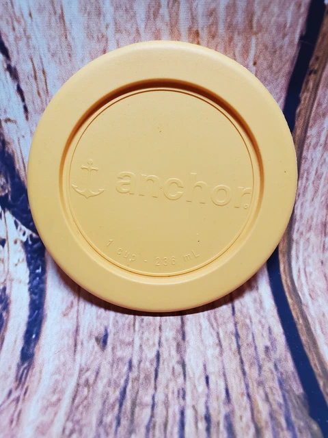 ANCHOR HOCKING REPLACEMENT LID ONLY ZLid 1901-AH, Orange, 4", 2000s £8. ...