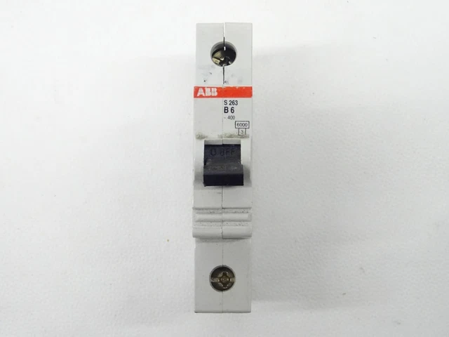 ABB S263 B6 Disjoncteur / Fusible Automatique EUR 36,09 - PicClick FR
