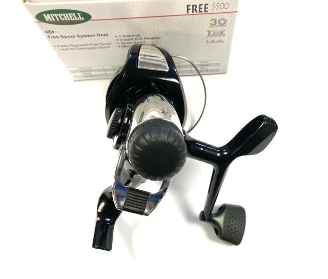 MITCHELL 5500 FREE Spool System Reel with box mint £79.00 - PicClick UK