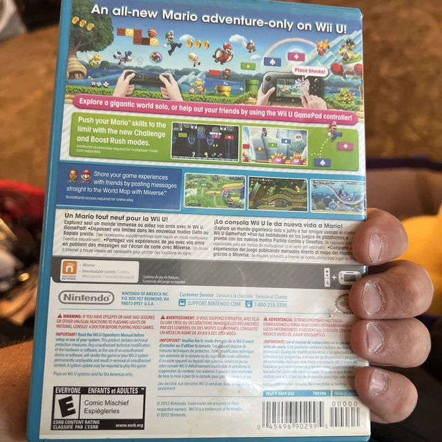 NEW SUPER MARIO Bros. U (Nintendo Wii U, 2012) - Complete CIB £9.79 ...