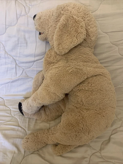 IKEA HOPPIG GOLDEN Retriever Dog Puppy Caramel 24” 60cm Soft Plush Toy ...