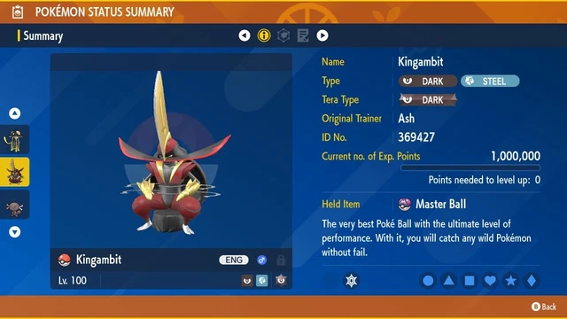 POKÉMON ÉCARLATE ET violette 6IV PARFAIT Kingambit LIVRAISON RAPIDE EUR 10,87 - PicClick FR