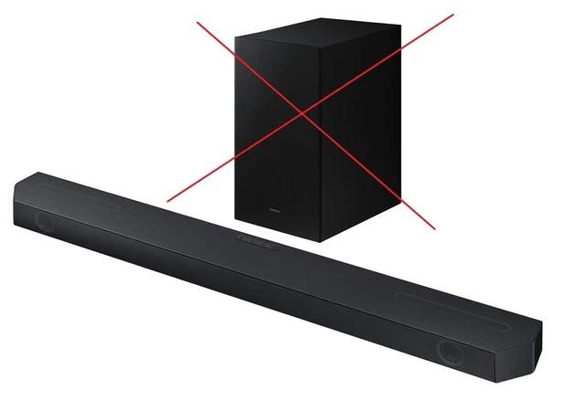 SAMSUNG HW-Q600C BLUETOOTH Cinematic Soundbar Black {Missing Sub ...