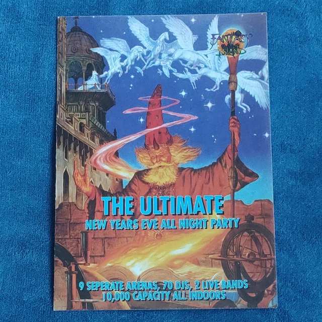 FANTASY ISLAND RAVE Flyer, A5, Old Skool Acid House Rave Flyers £4.38 ...