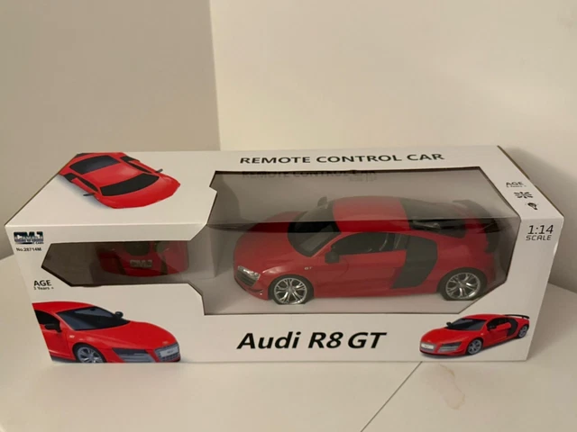 AUDI R8 RC Car Red Scale 1:14 £29.99 - PicClick UK