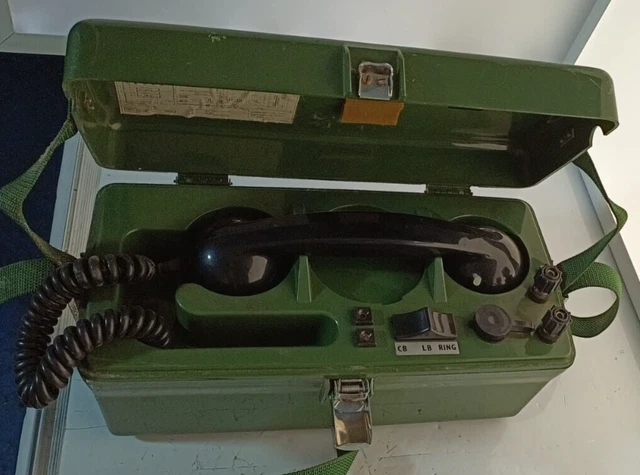 EX MOD BRITISH Army UK PTC 405 Field Telephone - TMC TYPE 1705/AS TWO ...