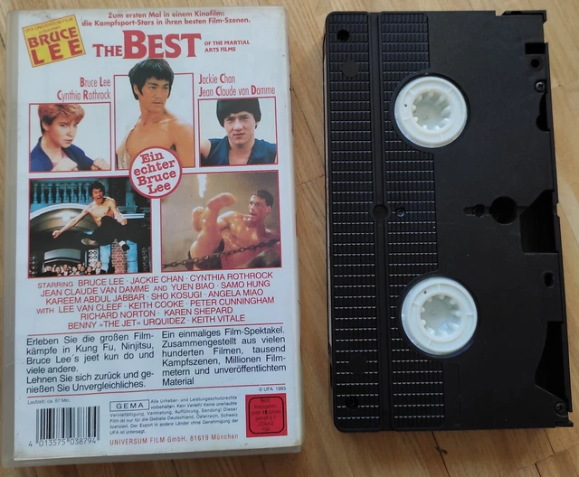 VHS THE BEST (1990) Bruce Lee Jackie Chan Cynthia Rothrock Uncut FSK18 ...