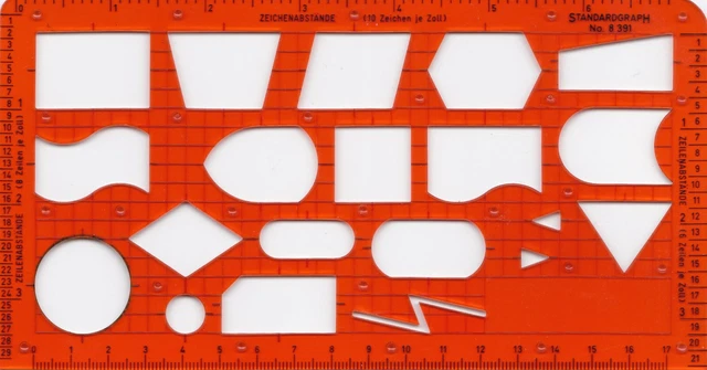 TECHNISCHES ZEICHNEN SCHABLONE Standardgraph No. 8391 Programmablaufpläne EUR 3,90 - PicClick DE