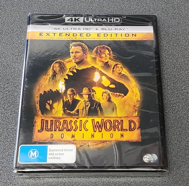 JURASSIC WORLD - Dominion | Blu-ray + 4K UHD Ultra HD (2022, 2 Disc) New Sealed $24.95 - PicClick AU