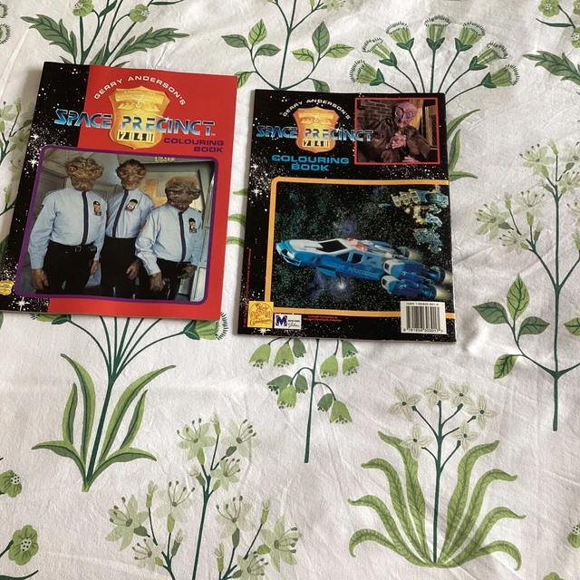 GERRY ANDERSON’S SPACE Precinct 2040 Colouring Book Unused Quantity 2 ...