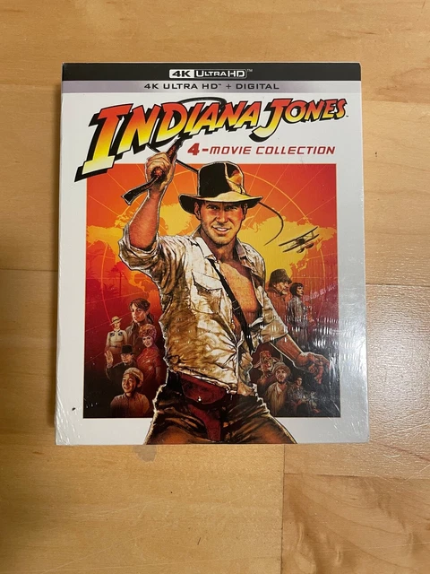 INDIANA JONES 4K Blu-Ray Movie Collection (Ultra HD) Plus Digital £41. ...