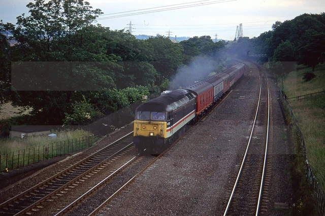 ORIGINAL 35MM SLIDE - Class 47/4 'Mainline' 47523 - Mirfield - 1993 (11 ...
