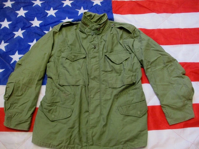 1971 ORIGINAL US ARMEE AUSGABE VIETNAM WAR OG 107 USA M65 MANTEL KAMPFJACKE M - L EUR 92,72 ...