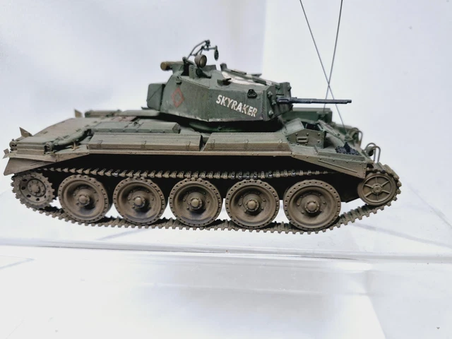 1/35 SCALE CRUSADER Mk3 AA Tank built for display Very Good £9.50 ...