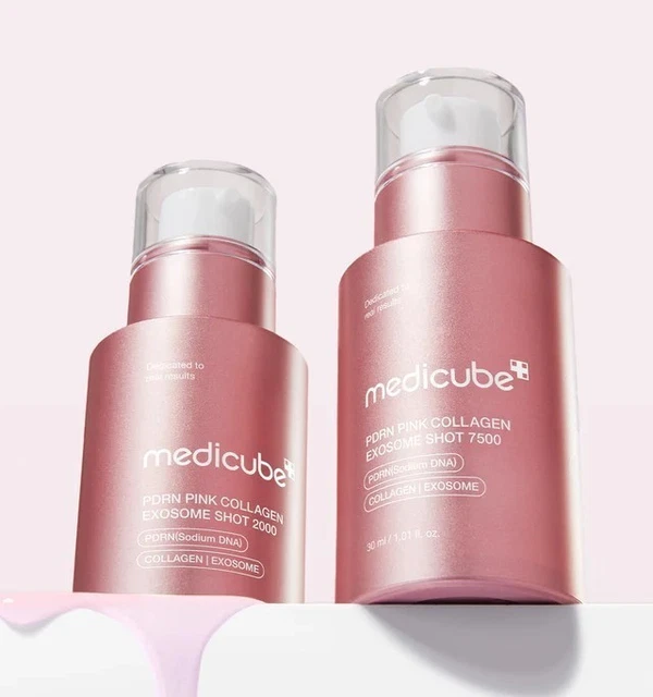 MEDICUBE PDRN PINK Collagen Exosome Shot 2000 + 7500 Master Set 30ml x ...