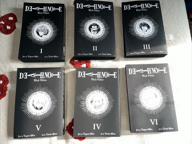 DEATH NOTE MANGA Complete Series Black Edition Omnibus Lot 1-6 Set ...