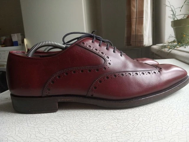 MEN SALVATORE FERRAGAMO Boots Burgundy Leather 44 EUR 101,79 - PicClick DE