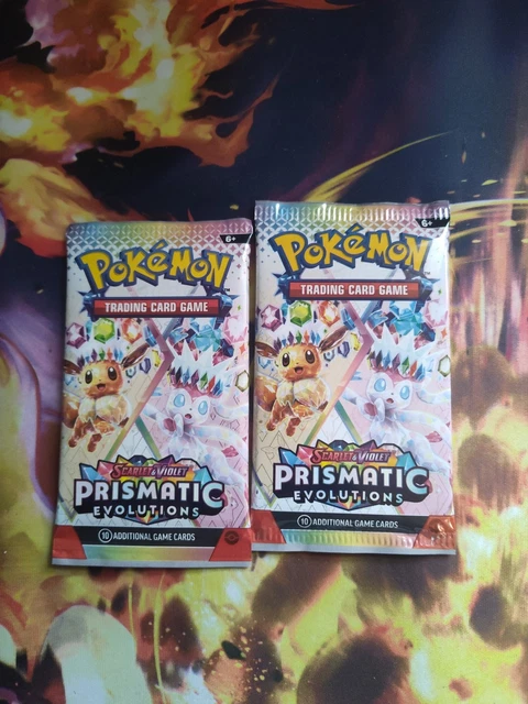 2025 POKEMON PRISMATIC Evolutions SEALED booster Packs X2 £5.17 ...