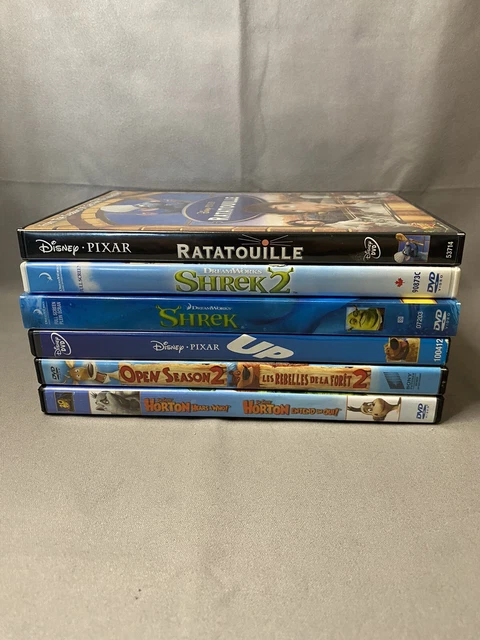 SHREK RATATOUILLE HORTON Hears a Who Up Open Season 2 DVD LOT Kids ...