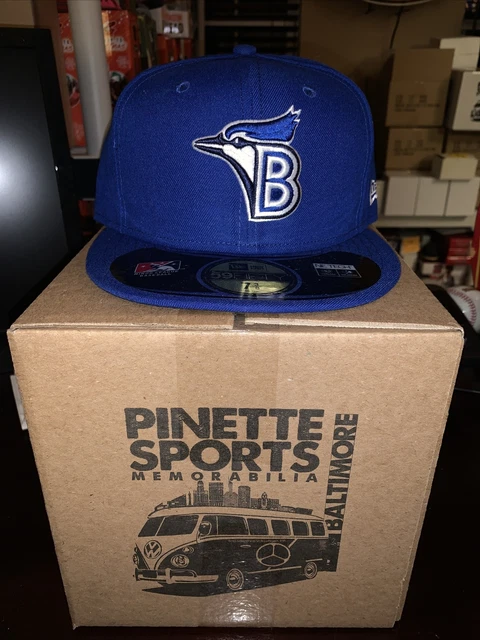 BLUEFIELD BLUE JAYS MiLB New Era Diamond 59Fifty Cap Hat Mens Size 7 3/ ...