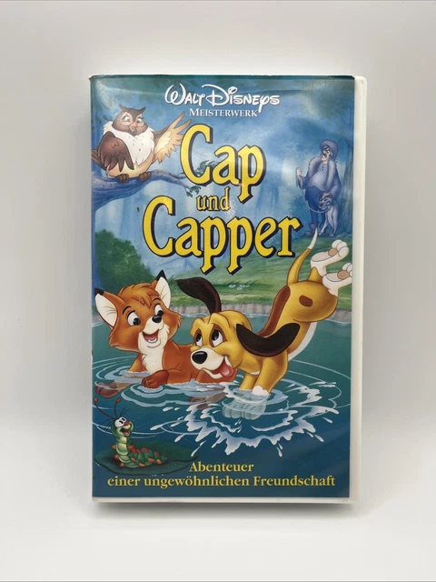 VHS WALT DISNEYS Meisterwerk: Cap und Capper (1981) FSK oA Zeichentrick ...