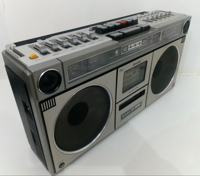 RARE NICE SHARP GF-9090 H FM/SW/MW/LW Radio Receiver Boombox ghetto ...