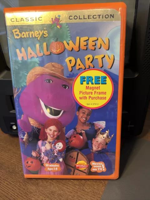 BARNEY - BARNEYS Halloween Party (VHS, 1998) BRAND NEW! Rare Halloween ... BARNEY - BARNEYS Halloween Party (VHS, 1998) BRAND NEW! Rare Halloween ...