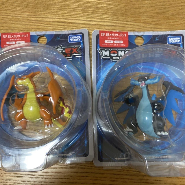 FIGURINE TAKARA TOMY Pokemon Moncle Mega Charizard X ESP-09 08 Poupée ...